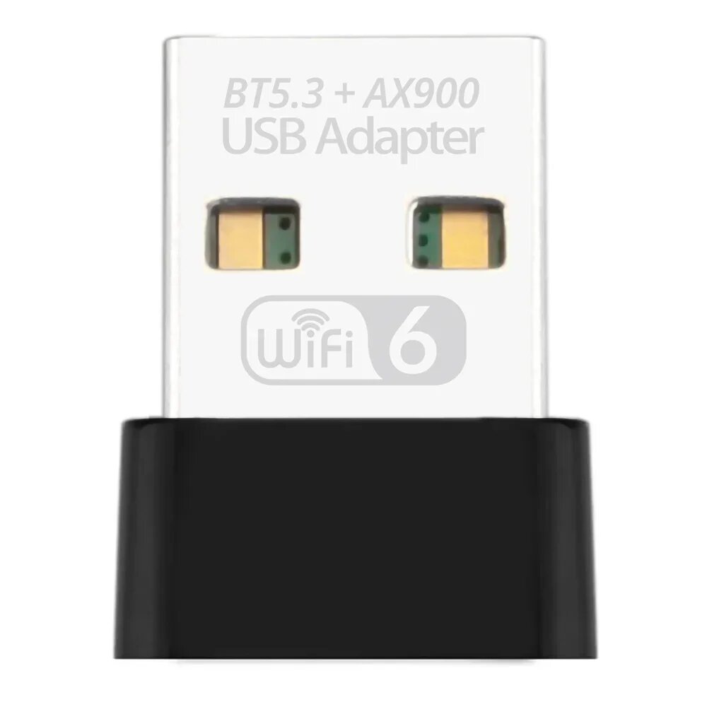 WiFi 6 AX900 900 Мбит/с USB-адаптер 2 в 1 Bluetooth 5,3 Wi-Fi6 2,4G и 5 ГГц USB-ключ-приемник Бесплатный драйвер для Win 10/11, AX901B