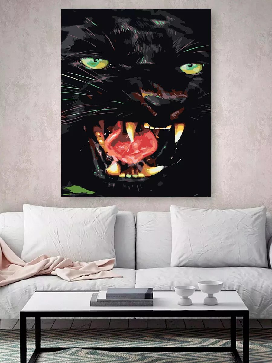 Картина по номерам Пантера