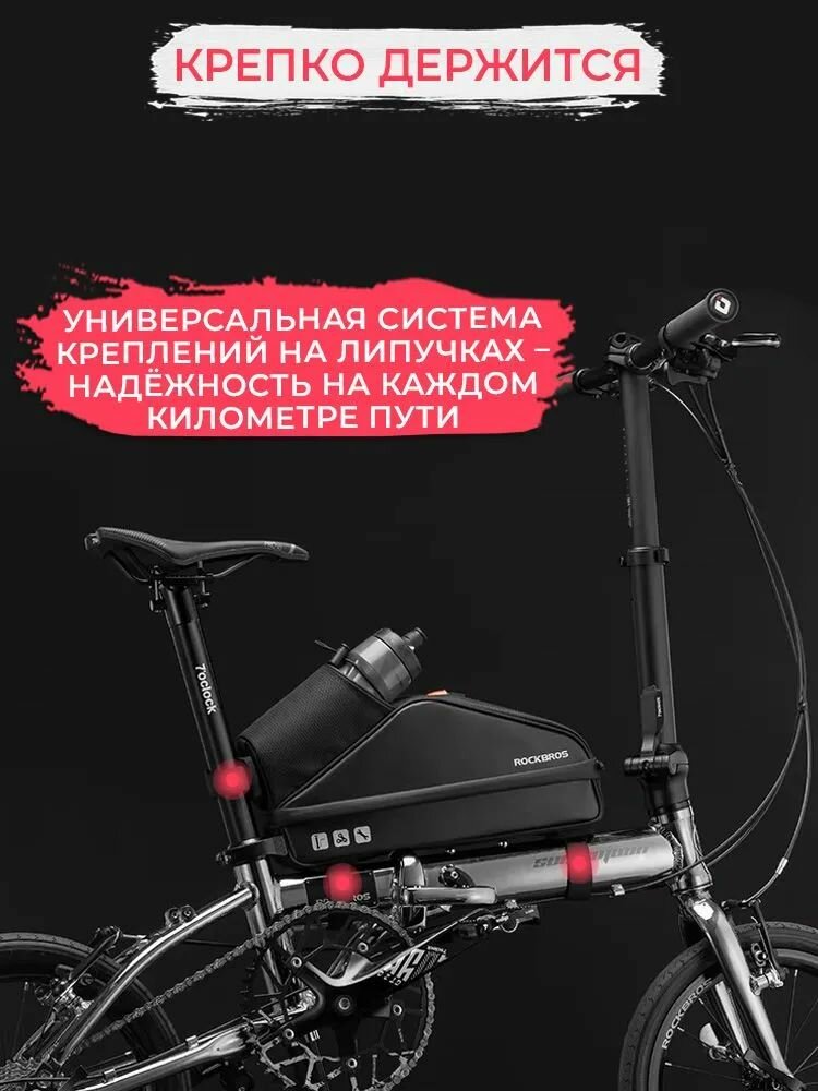 Сумка для велосипеда на раму — фото 1
