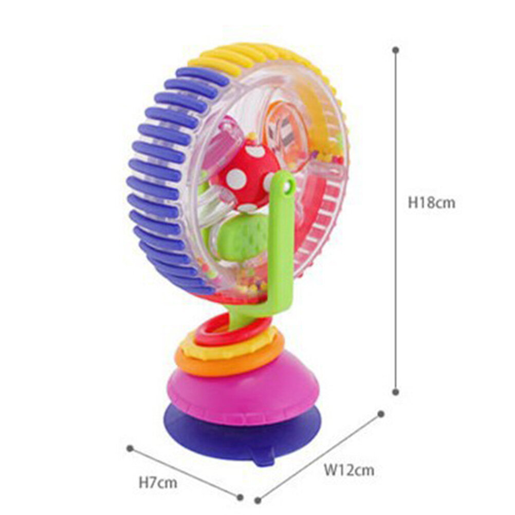 Детская игрушка "Карусель с тремя цветами" для коляски, вращающаяся модель для раннего развития