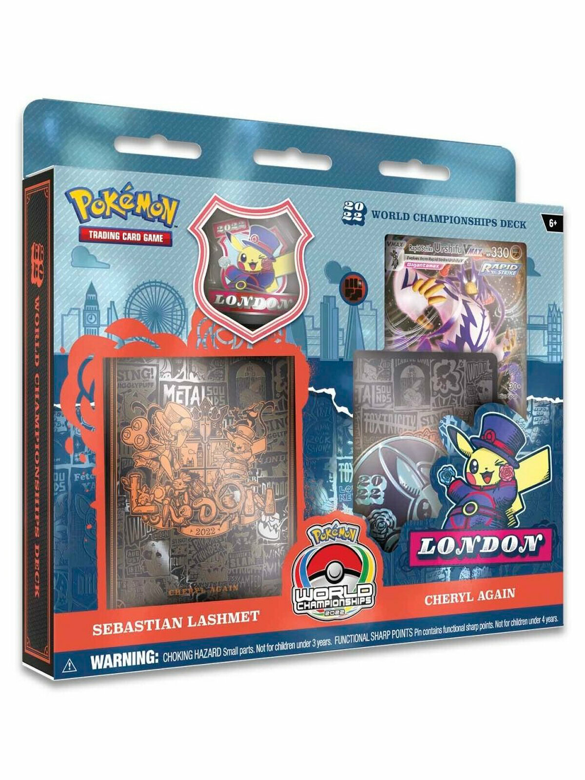 Покемон карты коллекционные: Колода Pokemon World Championship 2022 London - Cheryl Again, на английском