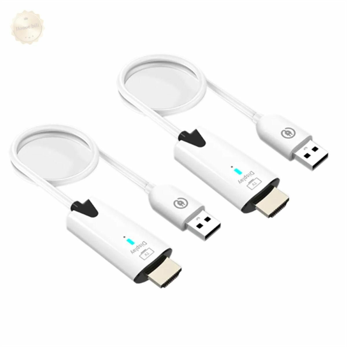 5G 30M беспроводной HDMI-совместимый удлинительный кабель белый