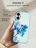 Чехол на Apple iPhone 17 / Айфон 17 с принтом "Голубая орхидея"