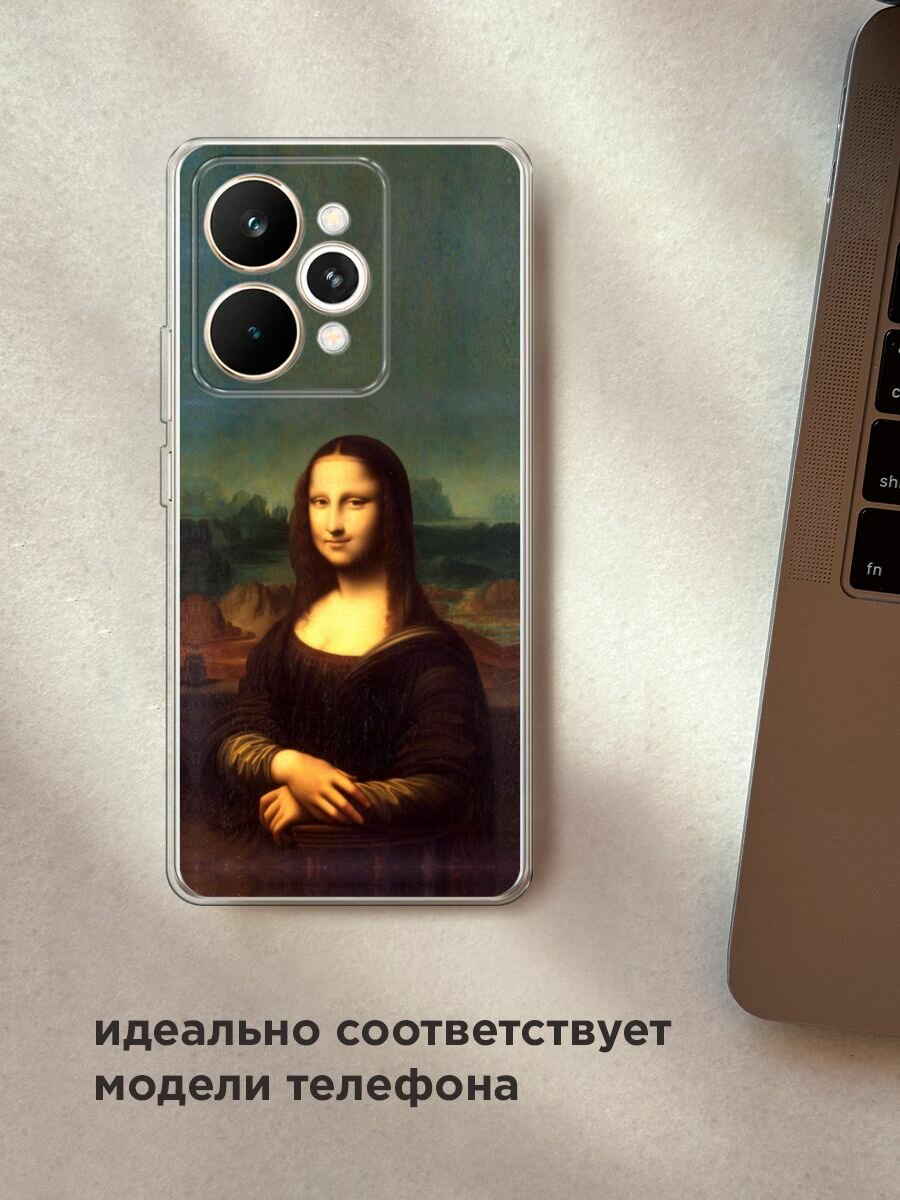 Чехол на Realme 15 Pro / Реалми 15 Про с принтом "Мона Лиза" — фото 1