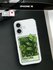 Чехол на Apple iPhone 16 / Айфон 16 с принтом "Пантон Leaf Green", прозрачный