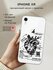 Чехол на Apple iPhone XR / Айфон XR с принтом "Анатомическое сердце 2", прозрачн...