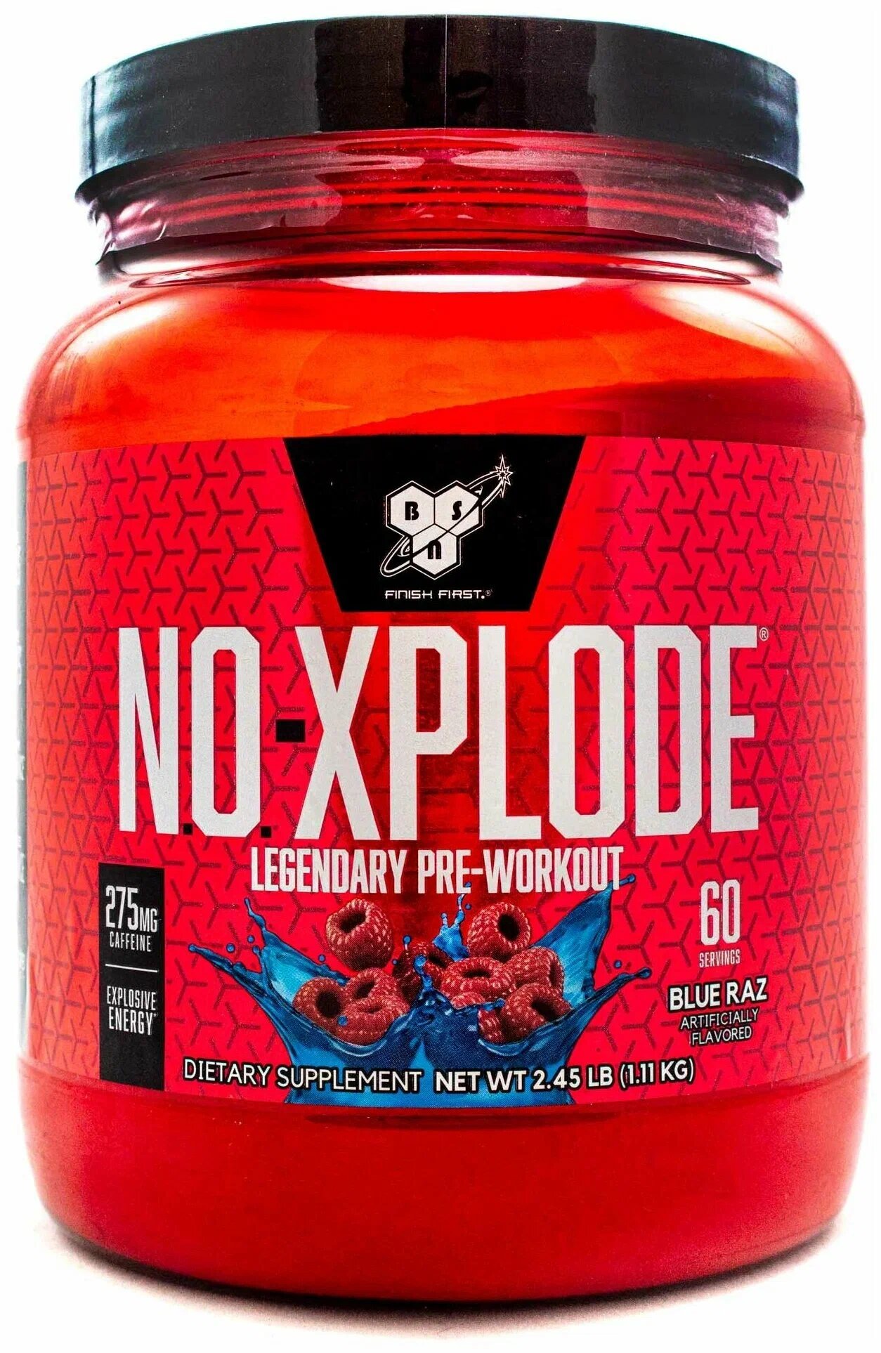 Предтренировочный комплекс BSN N. O.-Xplode ежевика 1110 г банка