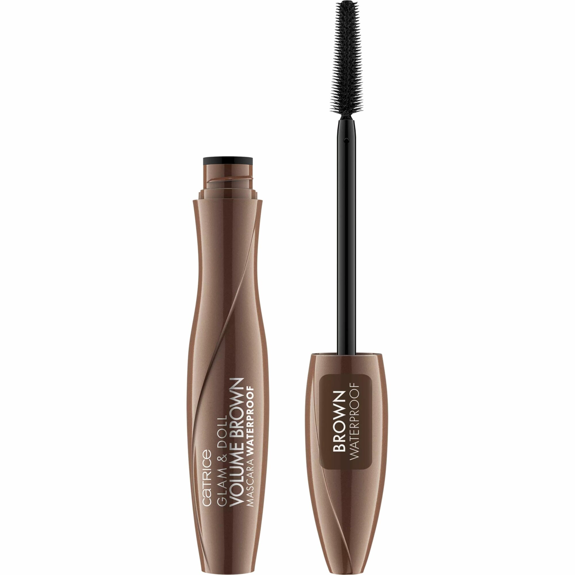 Потрясающая Тушь для Ресниц CATRICE (Катрис) Glam & Doll Volume Brown Mascara Waterproof - Brown (Легкий Коричневый)