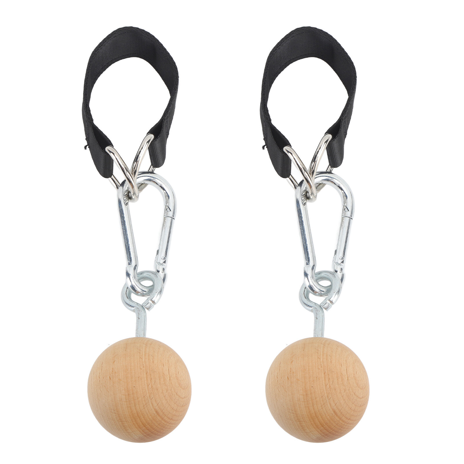 Набор для тренировки силы рук с деревянными шариками для подтягиваний и скалодромных зацепов