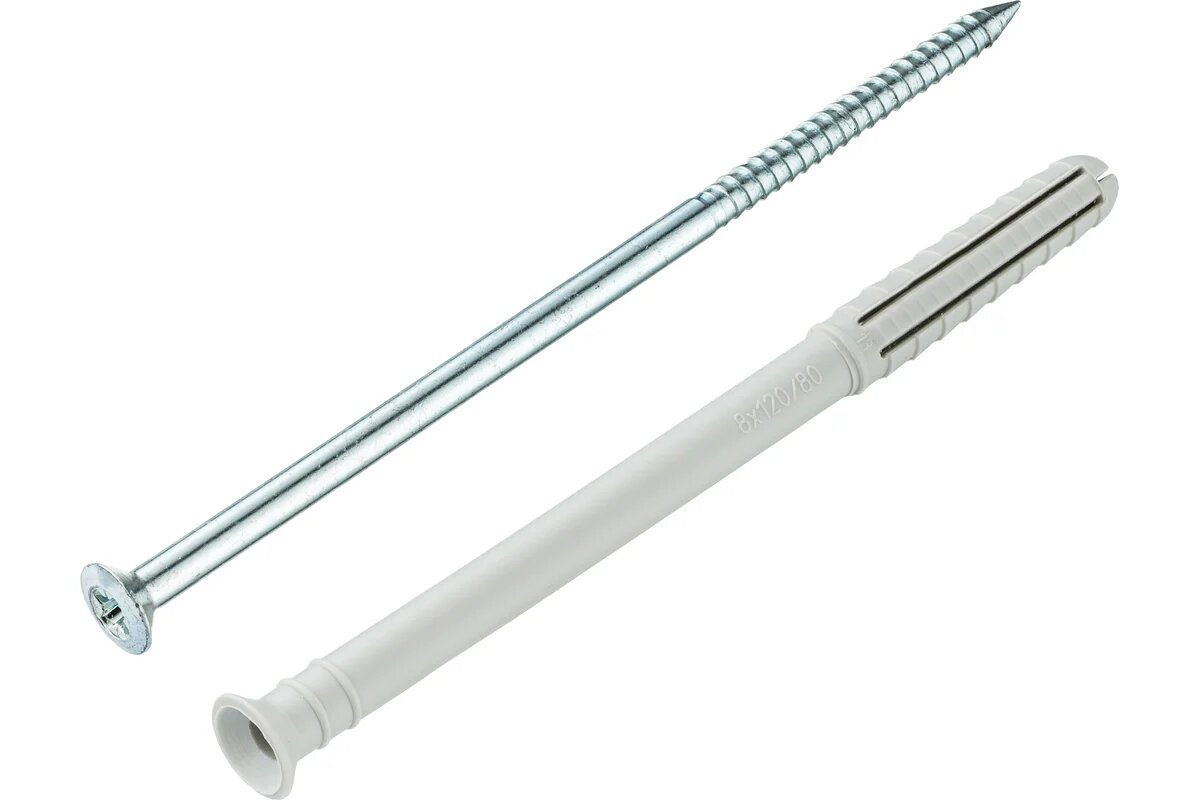 Tecfi дюбель-гвоздь YZ потайной с манжетой из нейлона 8x120 мм, 50 шт, пакет 148870