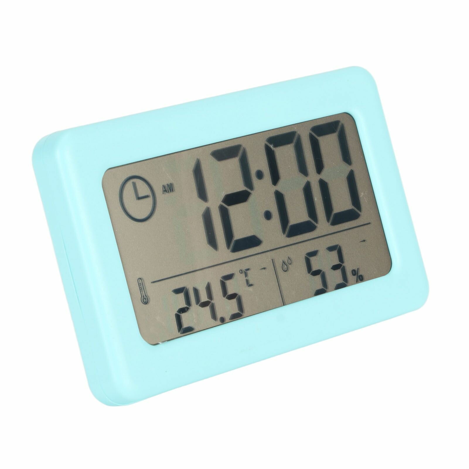 Цифровые настольные часы с большим экраном, 12/24 ч, дисплей температуры, времени, подставка, маленькие цифровые часы для офиса, школы, дома