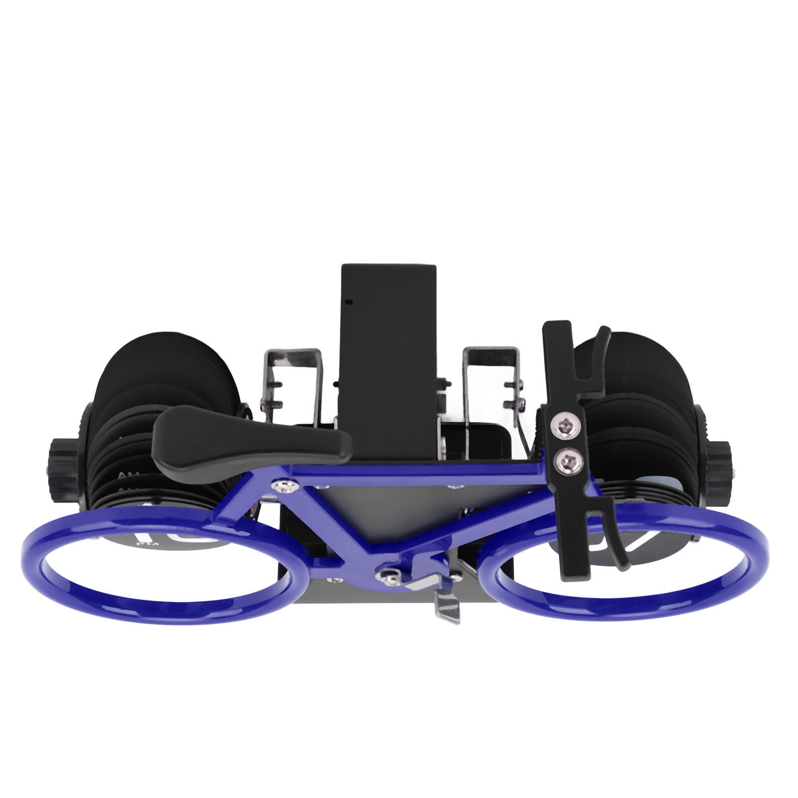 Винтажные раскладные настольные часы в форме велосипеда, ретро-механические часы с батарейным питанием, таймер с напоминанием, настольные часы для офиса, дома, синие