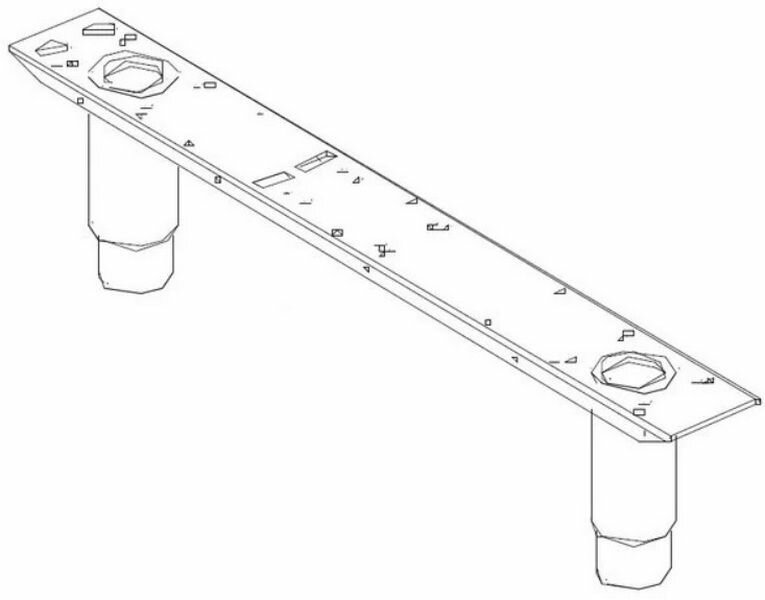 Опора KPD1020A для конвекционной печи Unox серии XBC