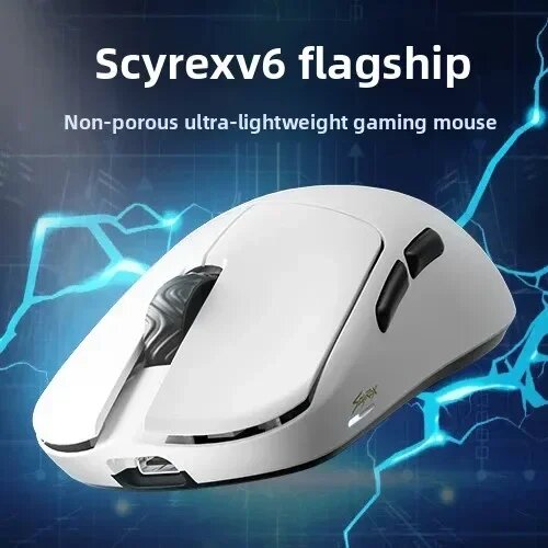 Игровая мышь беспроводная SCYROX V6 White