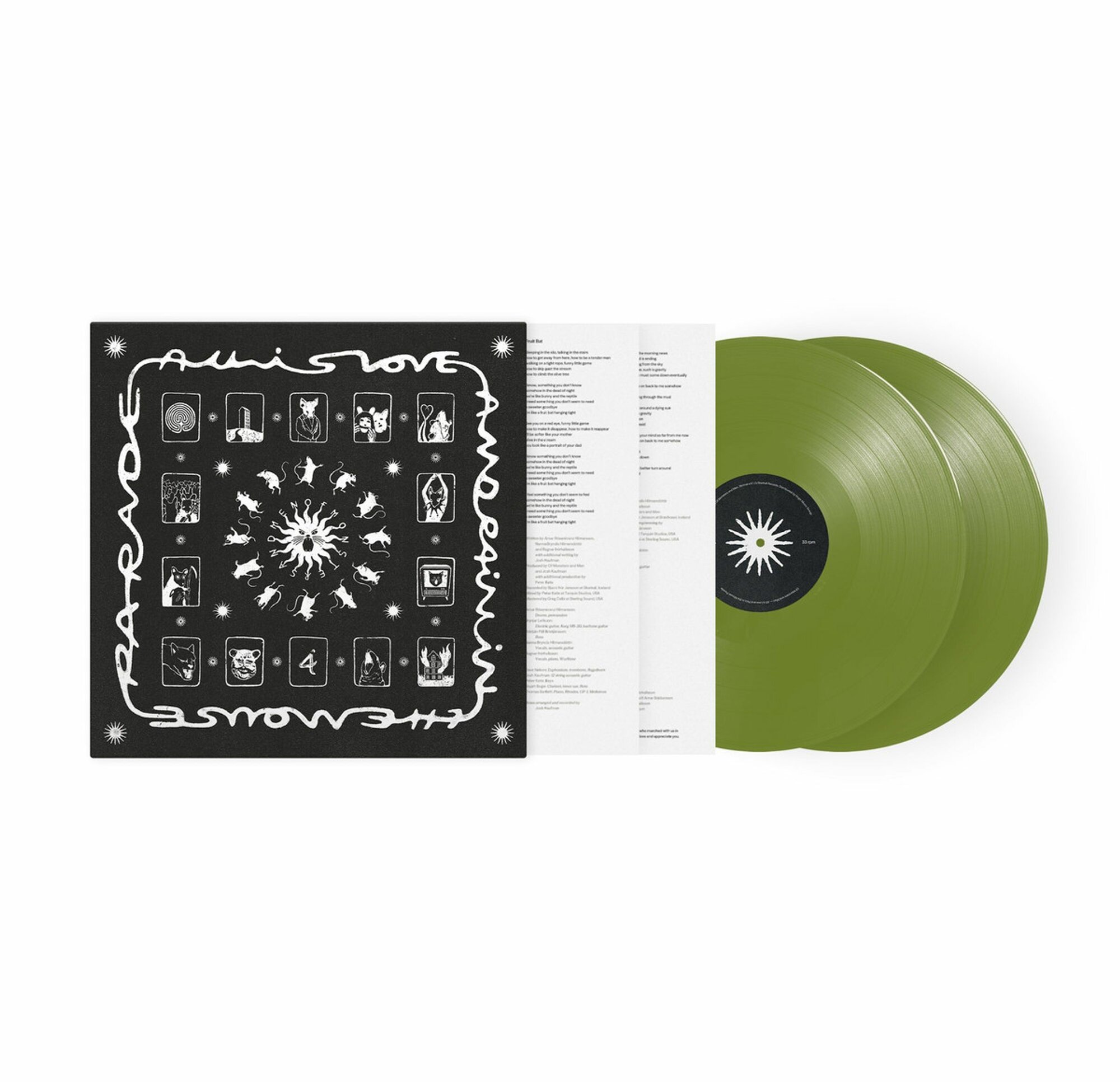 Виниловая пластинка Of Monsters And Men - All Is Love And Pain In The Mouse Parade (Limited Indie Edition) (Olive Vinyl) 2 LP (2 LP)
