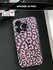 Чехол на Apple iPhone 15 Pro / Айфон 15 Про с принтом Паттерн розовый леопард, п...