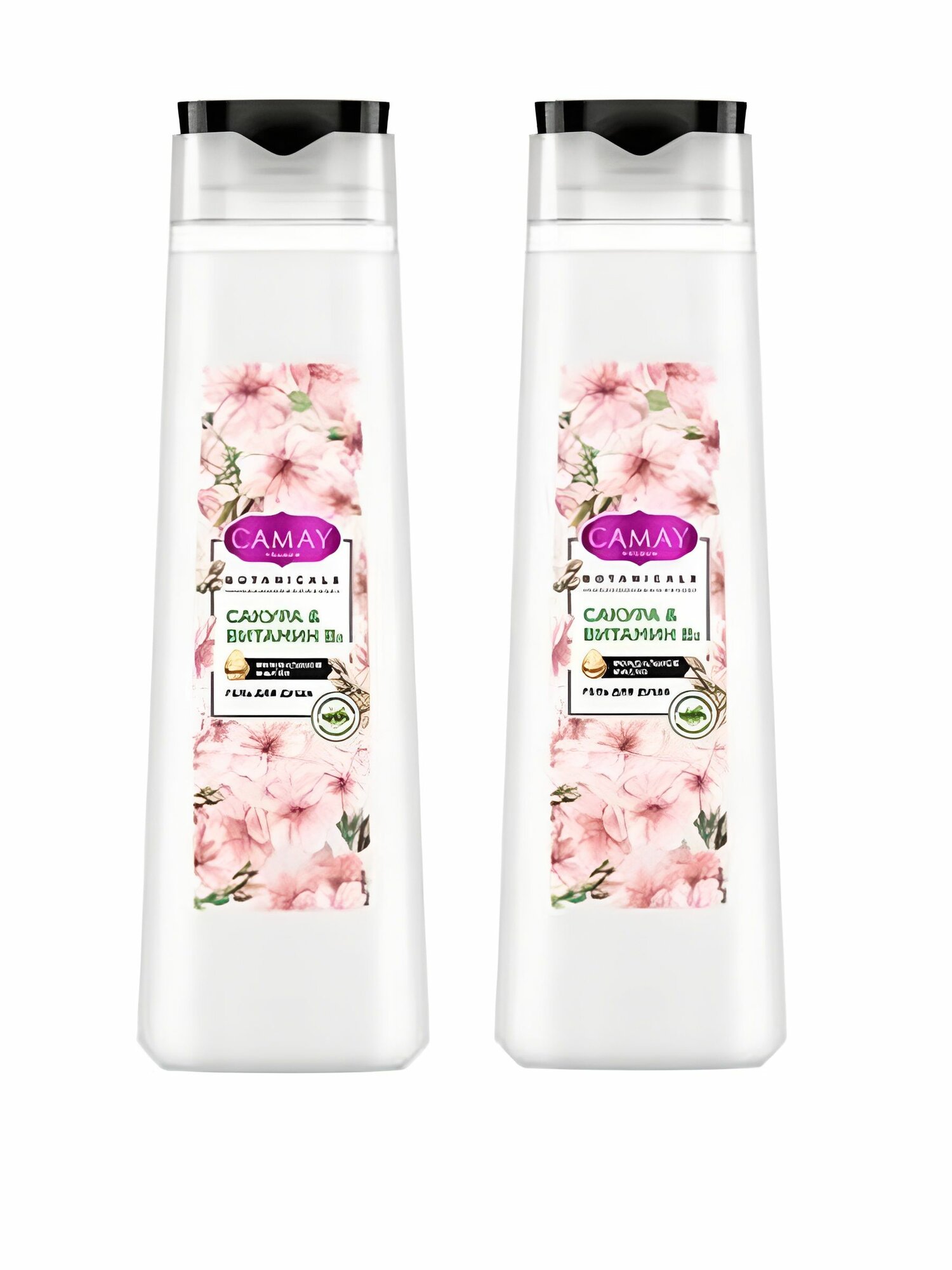 Гель для душа женский парфюмированный CAMAY BOTANICALS Японская сакура, 250 мл. Набор 2 шт