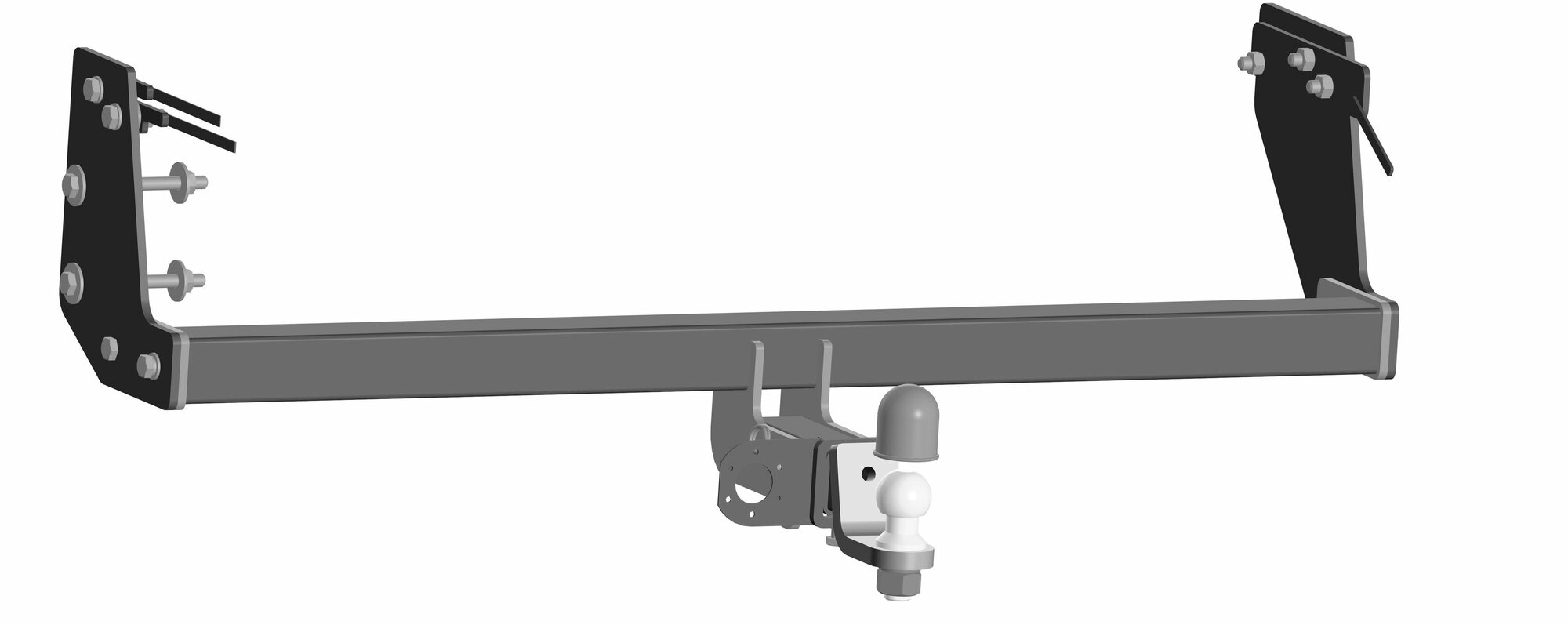 Фаркоп для Great Wall Poer Pickup (2021-) (быстросъемный квадрат-вставка 50*50) "ORIS" 3312E