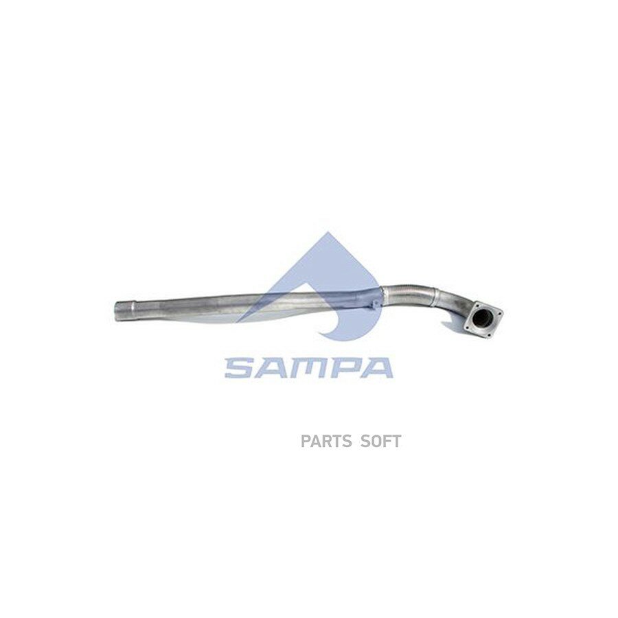 Труба глушителя IVECO от официального дистрибьютора, SAMPA, артикул 060412