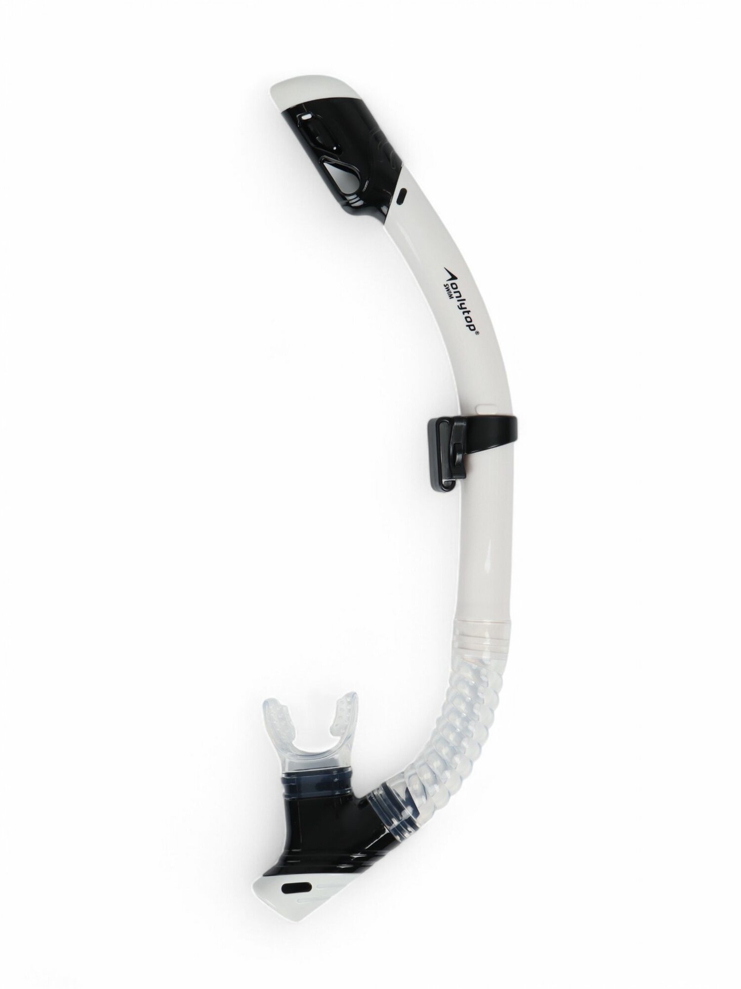 Трубка для снорклинга ONLYTOP , для взрослых , цвет белый