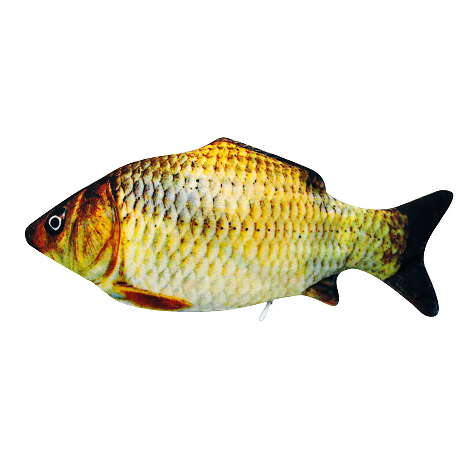 Игрушка для кошек "Плюшевая рыбка", заряжаемая через USB, реалистичная плюшевая электрическая движущаяся рыбка для развлечения и избавления от скуки у кошек