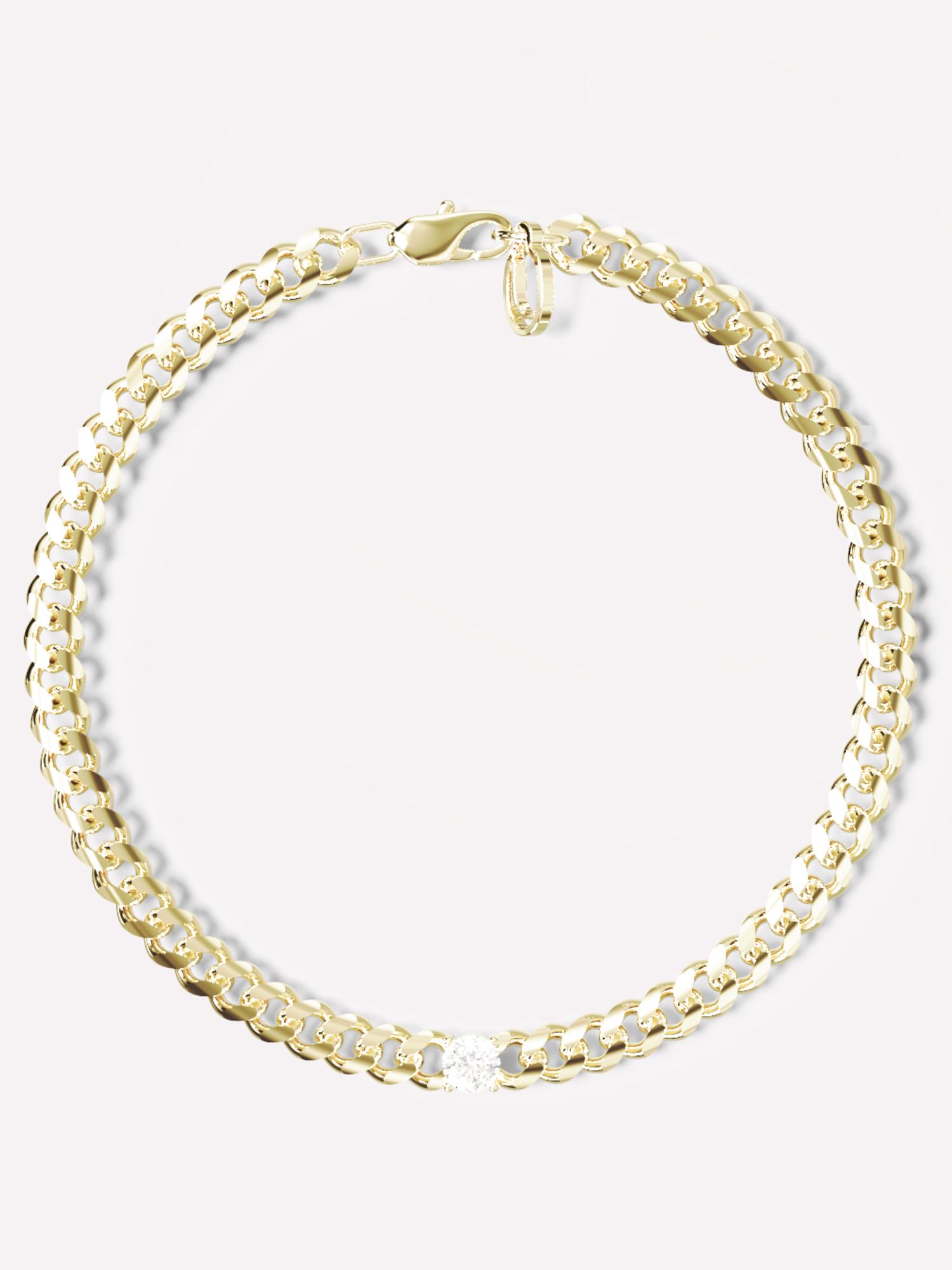 Браслет-цепочка, фианит