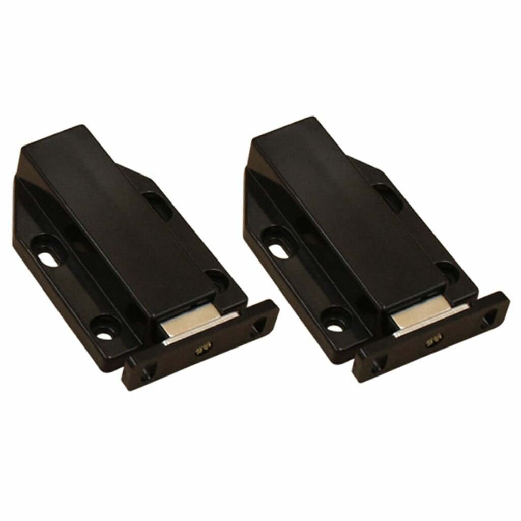 1 комплект из 2-х, невидимый фиксатор выдвижного ящика-черный