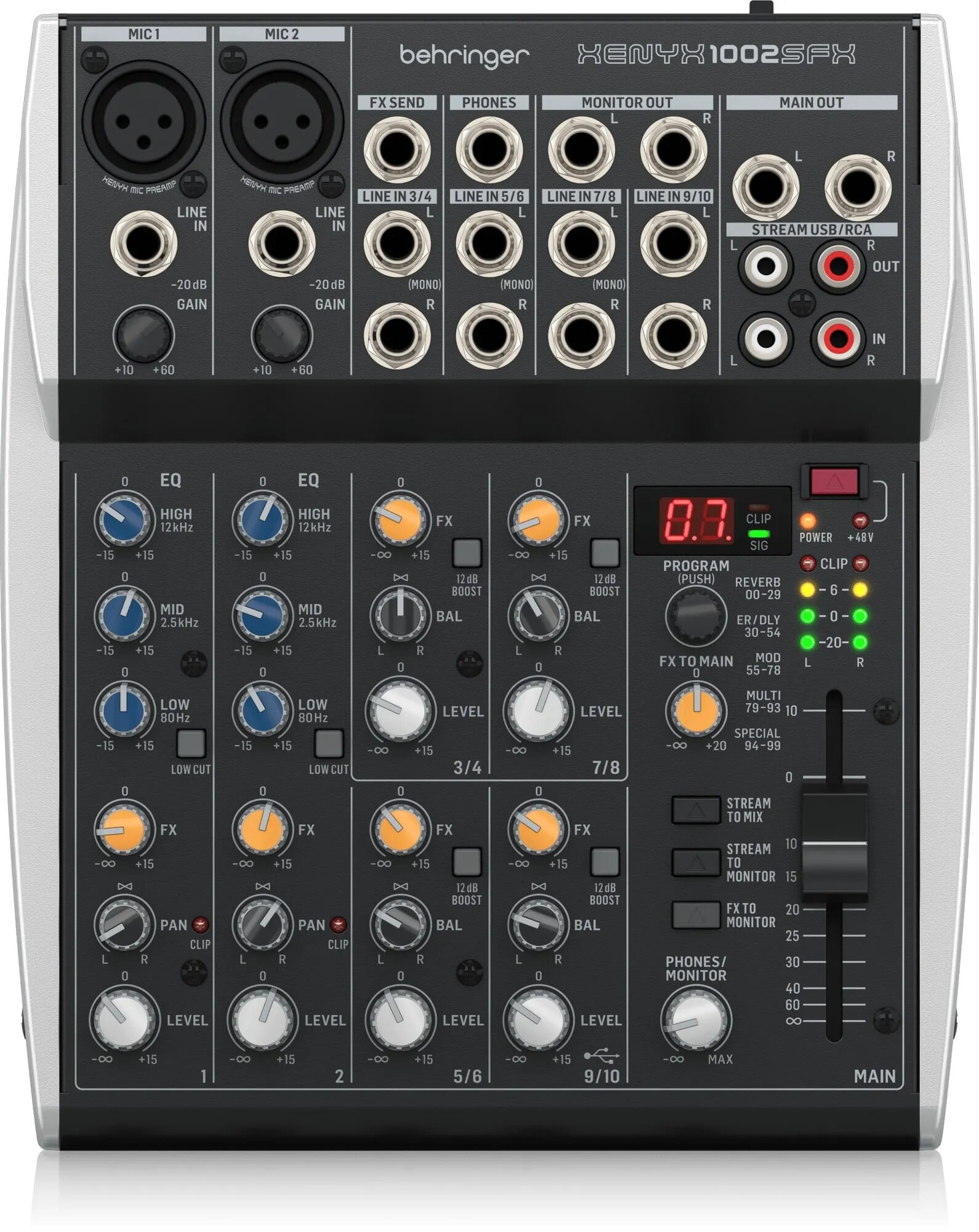 Behringer Xenyx 1002SFX - Аналоговые микшеры