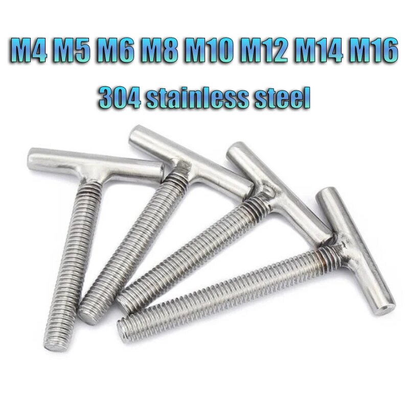 Сварочный Т-образный винт из нержавеющей стали M4-M16 M10-2PCS, 40mm