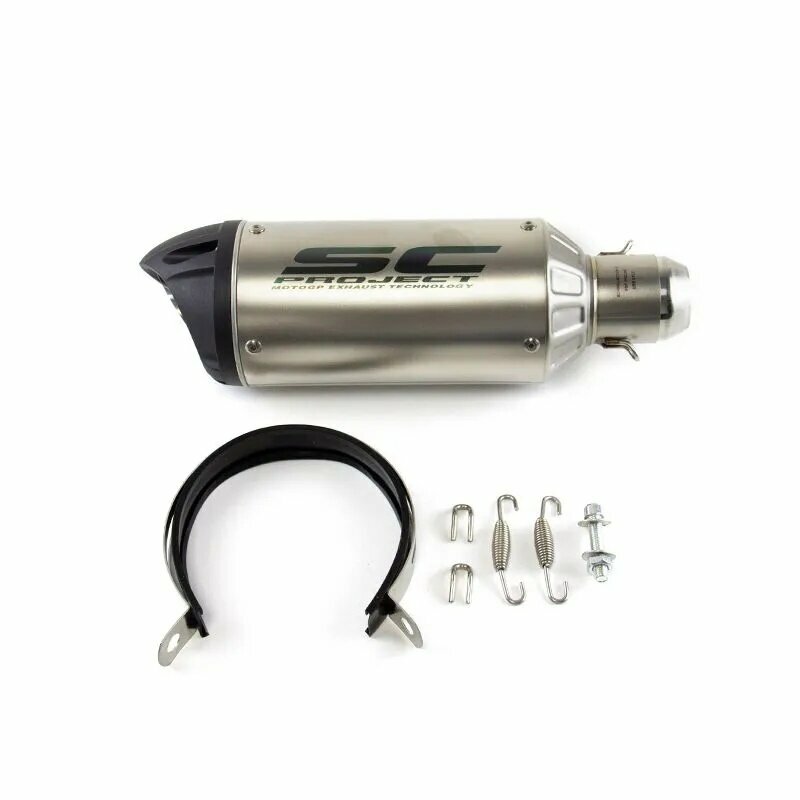 Глушитель для мотоцикла прямоток универсальный на питбайк