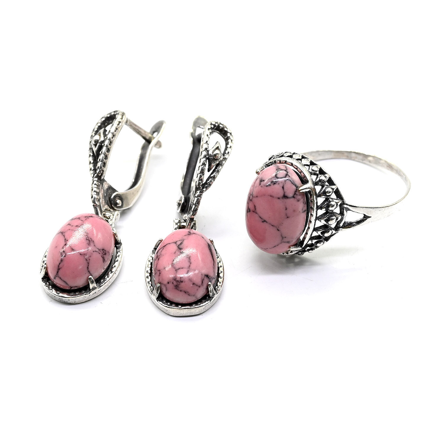 Серьги, кахолонг