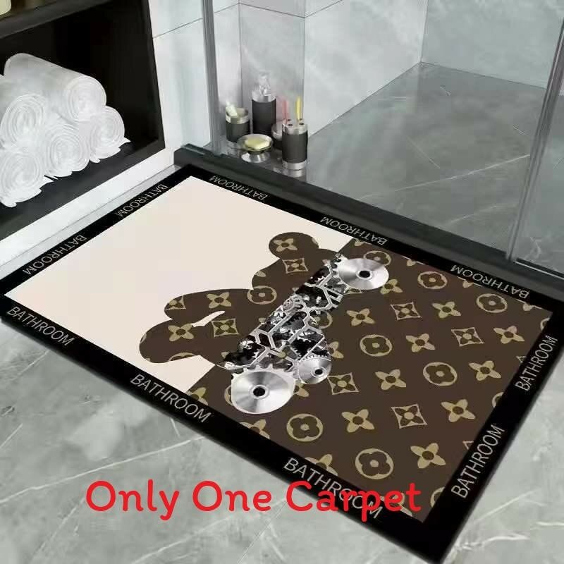 Ковровое покрытие из диатомовой глины для пола с округлыми углами и узором древесной текстуры для современного дома roundedbear