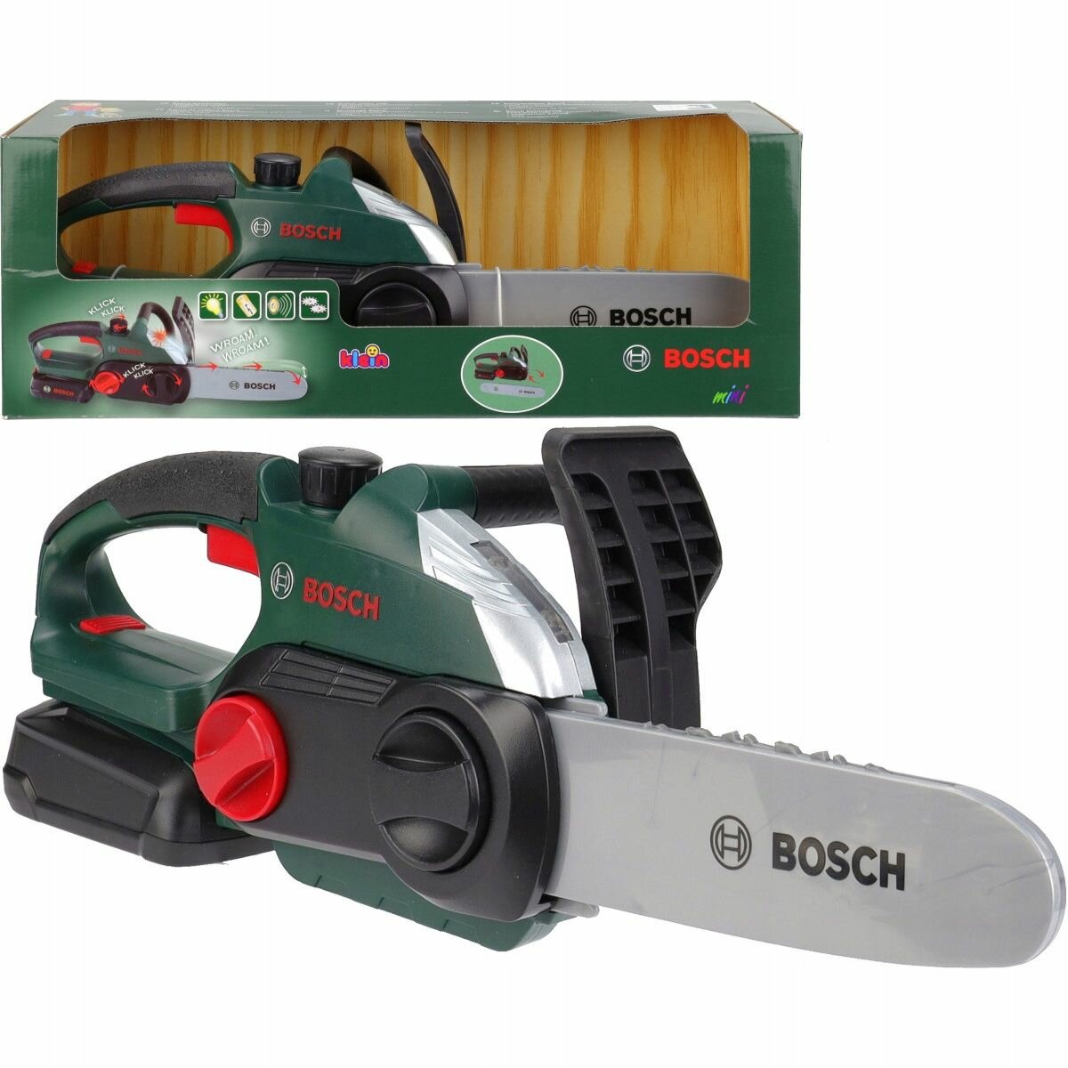 Игрушечные инструменты Klein - Детская бензопила BOSCH II со звуком и светом - 8399