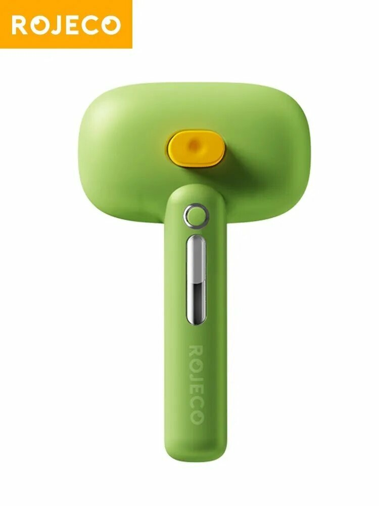 ROJECO паровая щетка для животных, чесалка для кошек, расческа для собак, зеленый