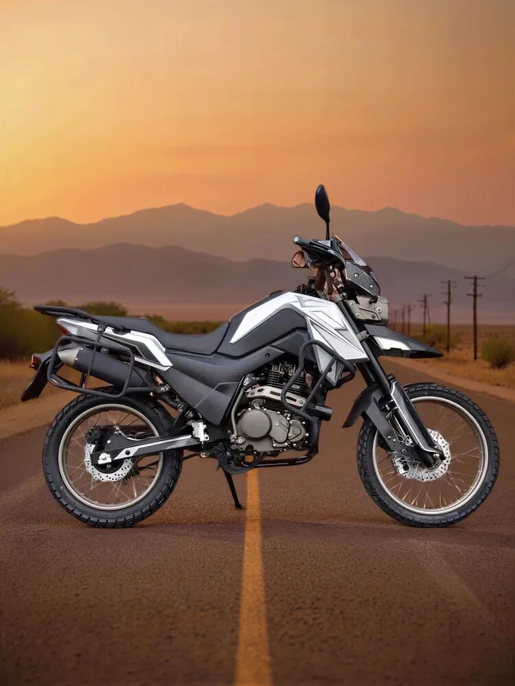 Мотоцикл FIREGUARD 250 TRAVEL с ПТС (светло-серый)