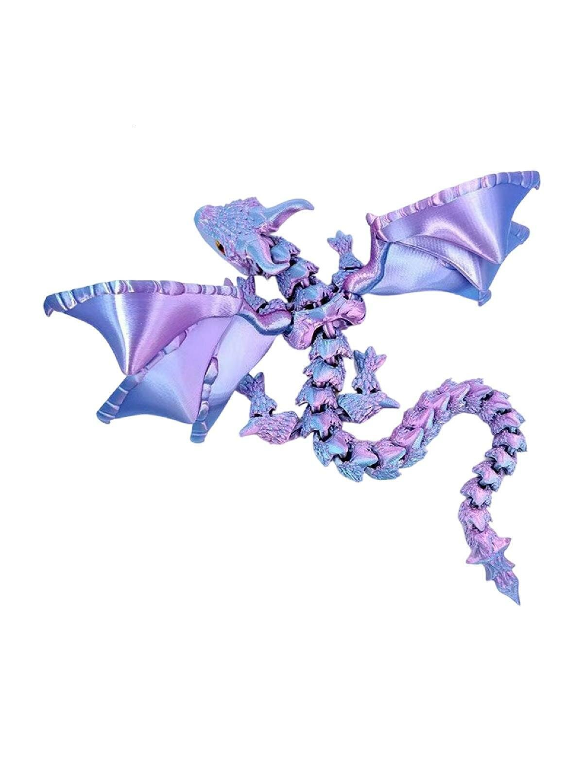 Модная статуэтка дракона Украшение столешницы Легкий Рождественский подарок