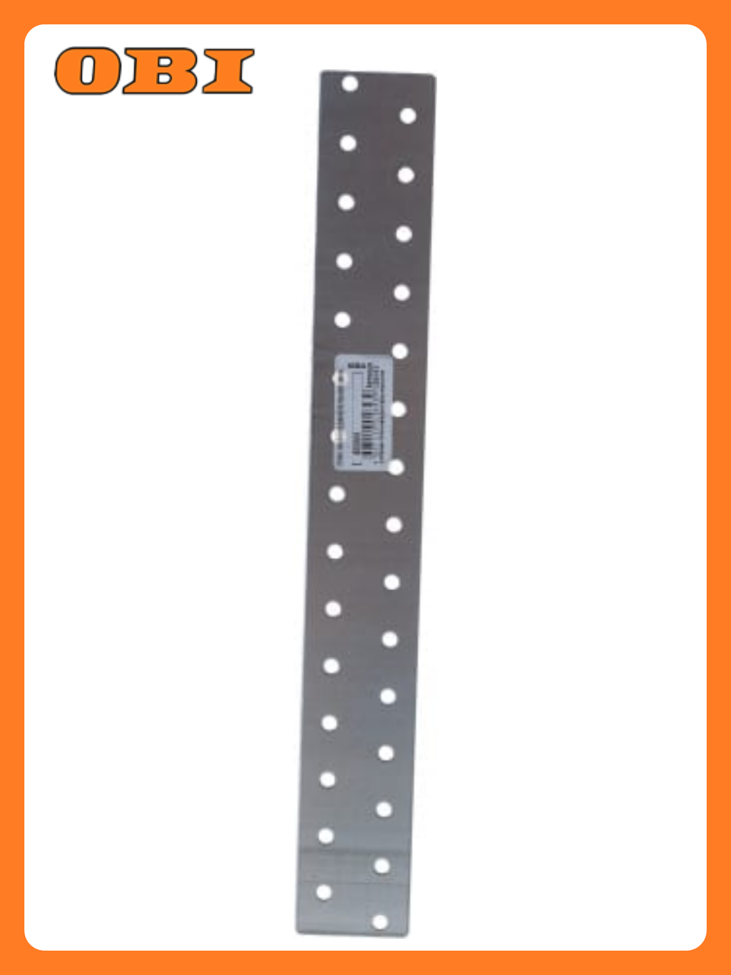 Пластина перфорированная Tech-KREP, оцинкованная сталь, 300x40x2мм