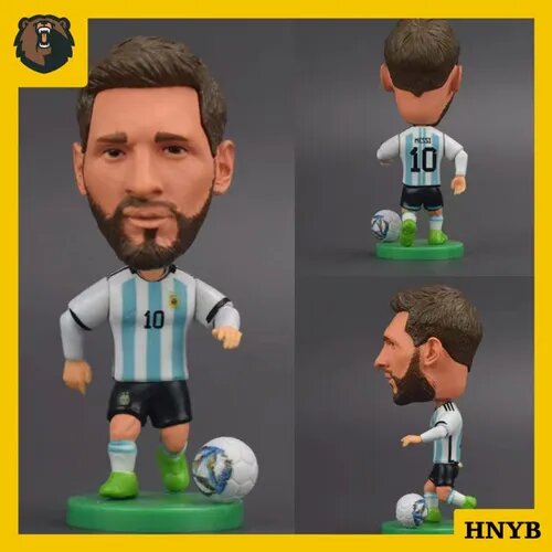 Фигурка футболиста Лионель Месси / Lionel Messi в форме Аргентина 6,5 см