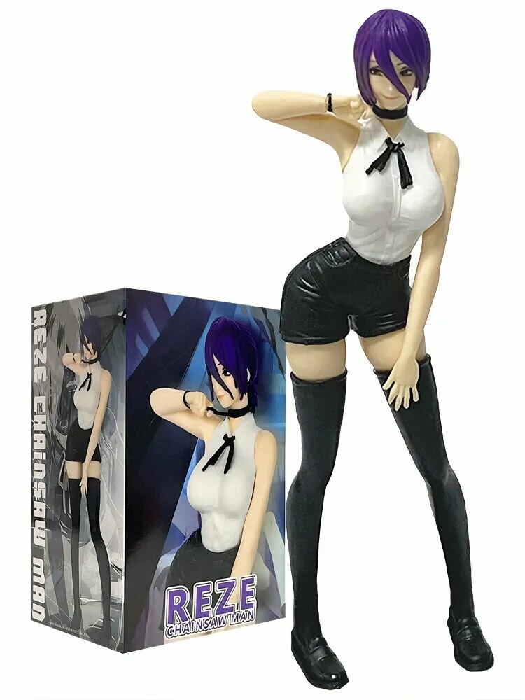 Aниме фигурка Человек Бензопила Резе / Chainsaw Man 19cm
