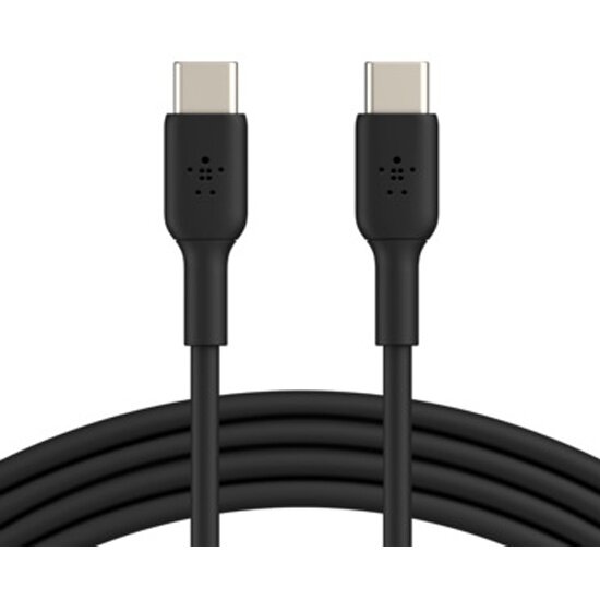 Кабель Belkin USB-C-USB-C, 2м, пластик, черный (CAB003bt2MBK)