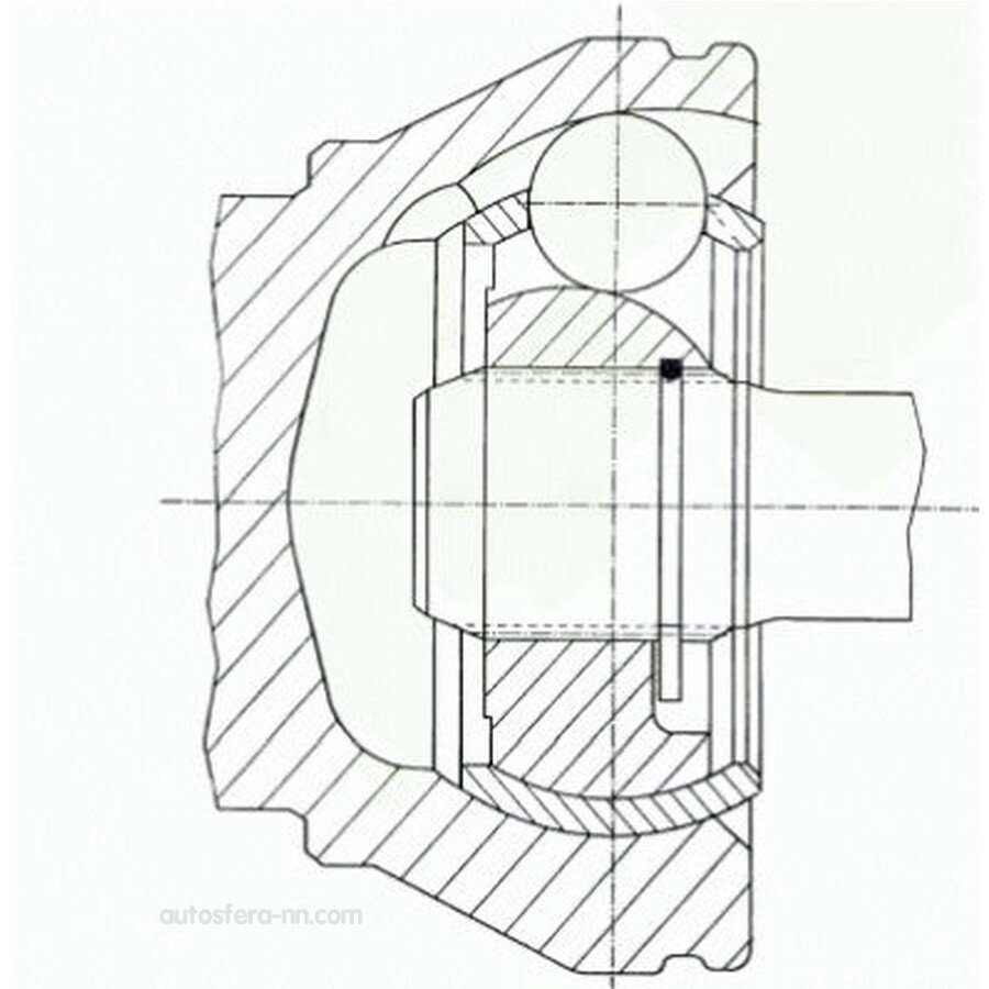 GKN 303339 Шрус