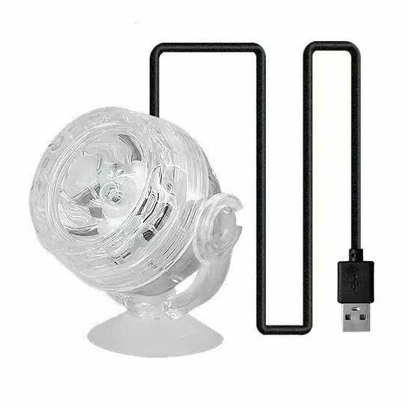 Водонепроницаемый светодиодный USB светильник для декора аквариумов и прудов, - 4