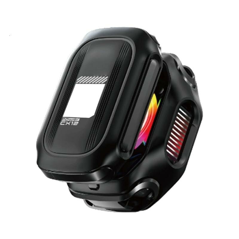 Компактный USB-кулер для смартфона из алюминия, Черный