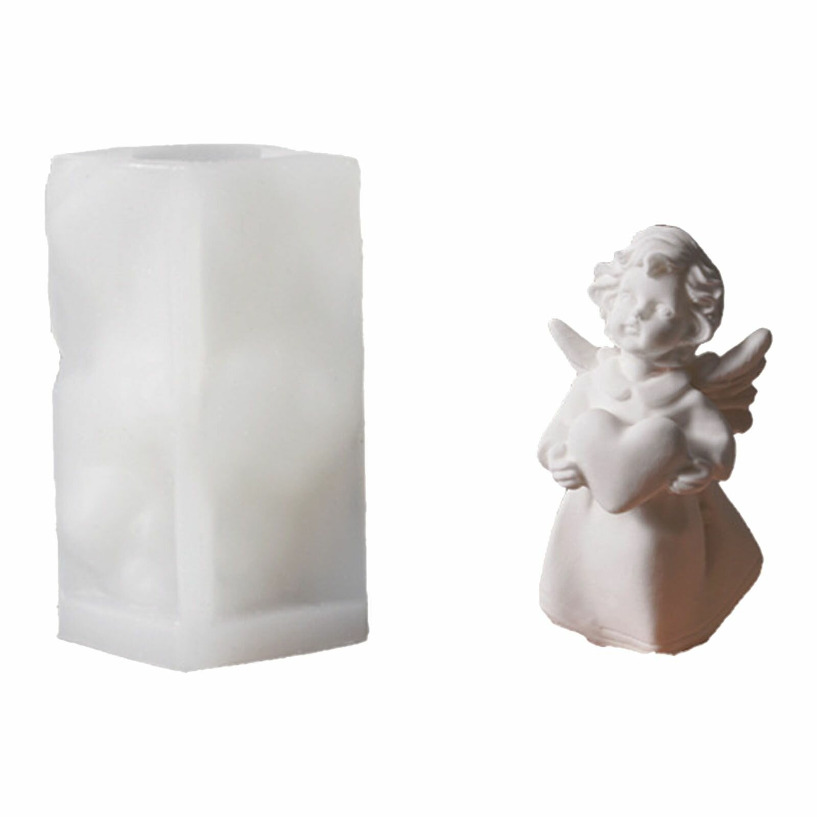 Многофункциональные силиконовые формы с крыльями ангела для свечей и мыла