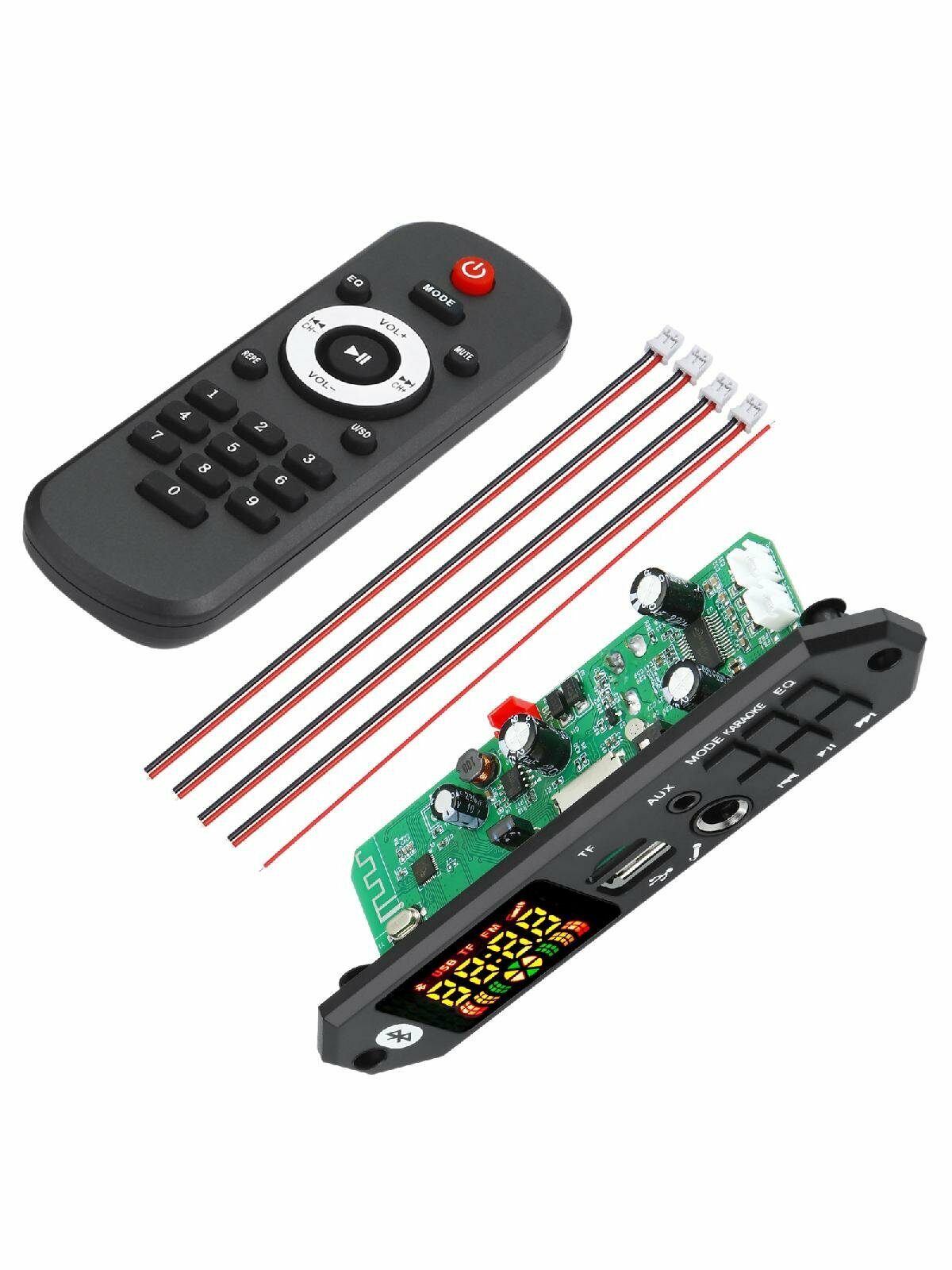 Плата MP3-декодера 2x40 Вт Усилитель с дистанционным управлением USB-вход