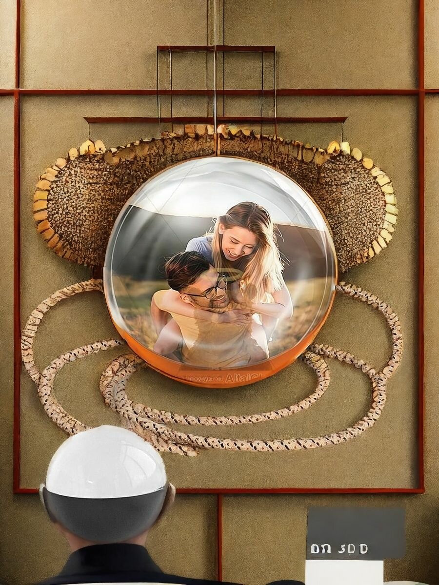 Видеоплеер с хрустальным шаром - Умный WiFi видео плеер с экраном для воспоминаний