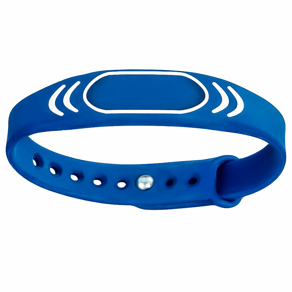 EM-marine Браслет доступа с фиксатором PS-W032-EM Blue водонепроницаемый, неперезаписываемый