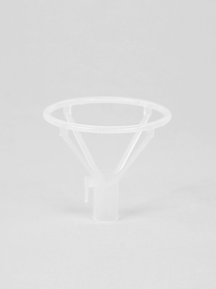 Держатель - зажим для шаров, 10 мм, прозрачный, набор 50 шт.