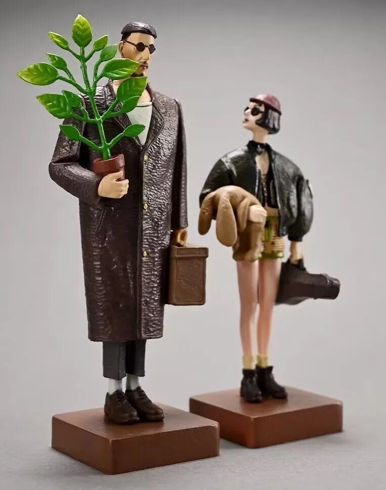 Фигурка Leon: The Professional, Набор из 2 фигурок Леона и Матильды, ПВХ, 14-16 см — фото 1