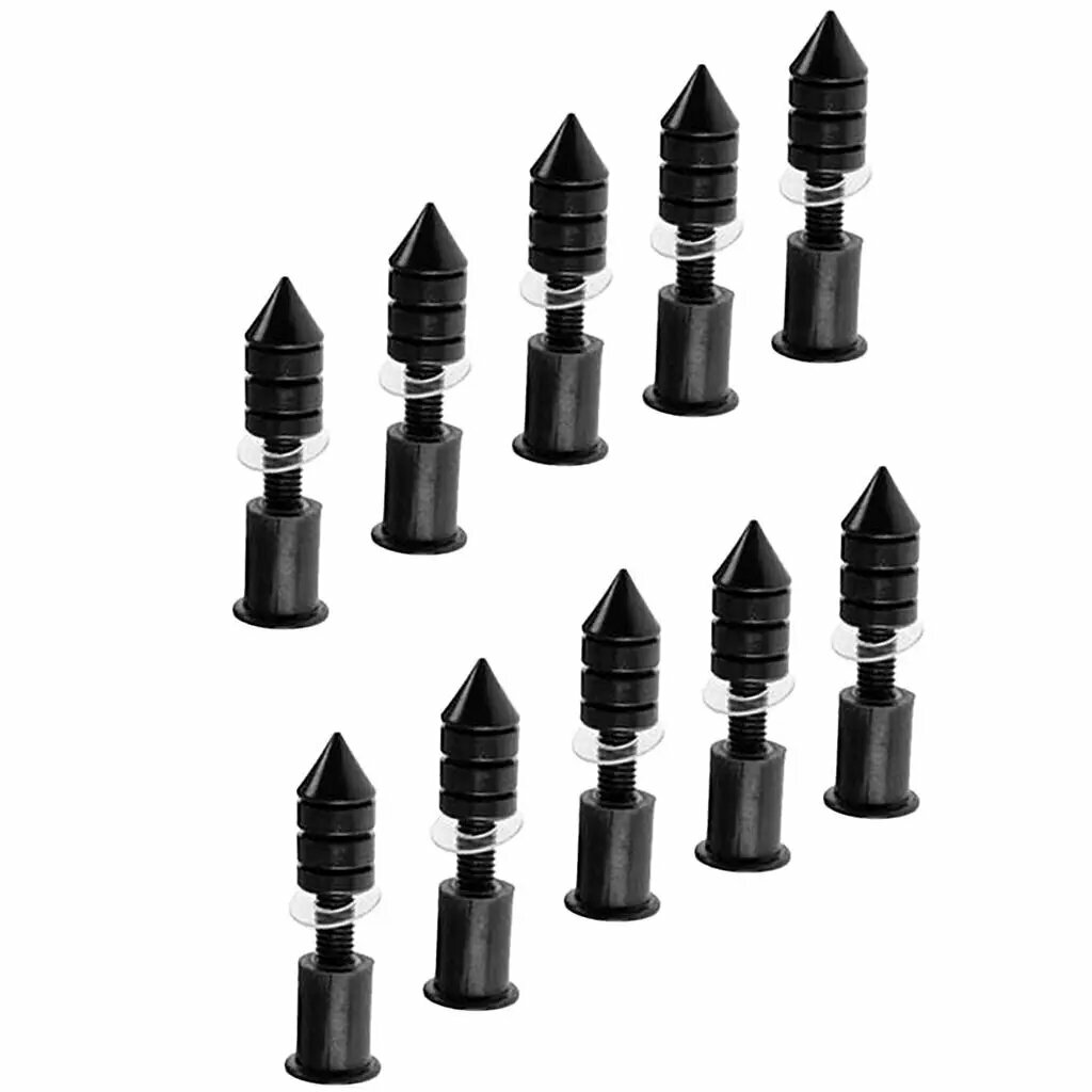 Универсальный комплект креплений для ветрового стекла мотоцикла из анодированного Черный, Black